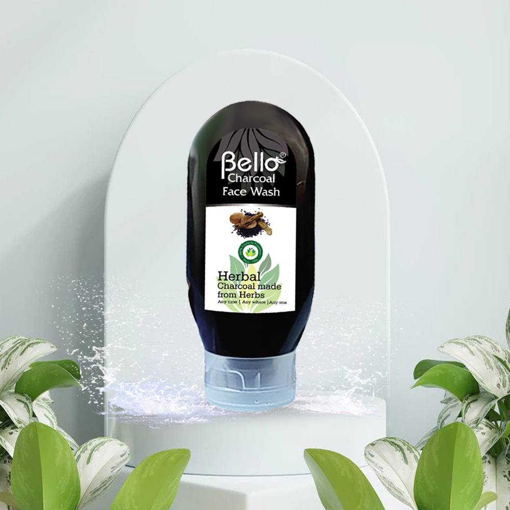 Bello Charcoal Face Wash (Pack of 2) – Bello Herbals